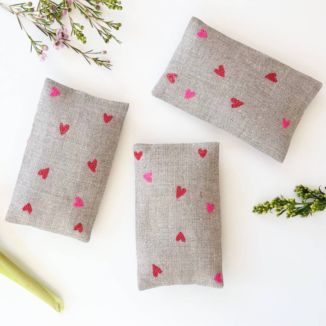 Mini Hearts Lavender Sachet Duo - Krysset Shop